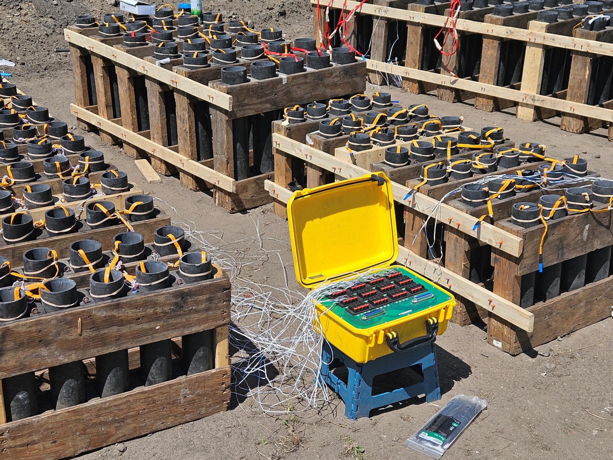 Backstage at Newton's fireworks display - Fig City News
