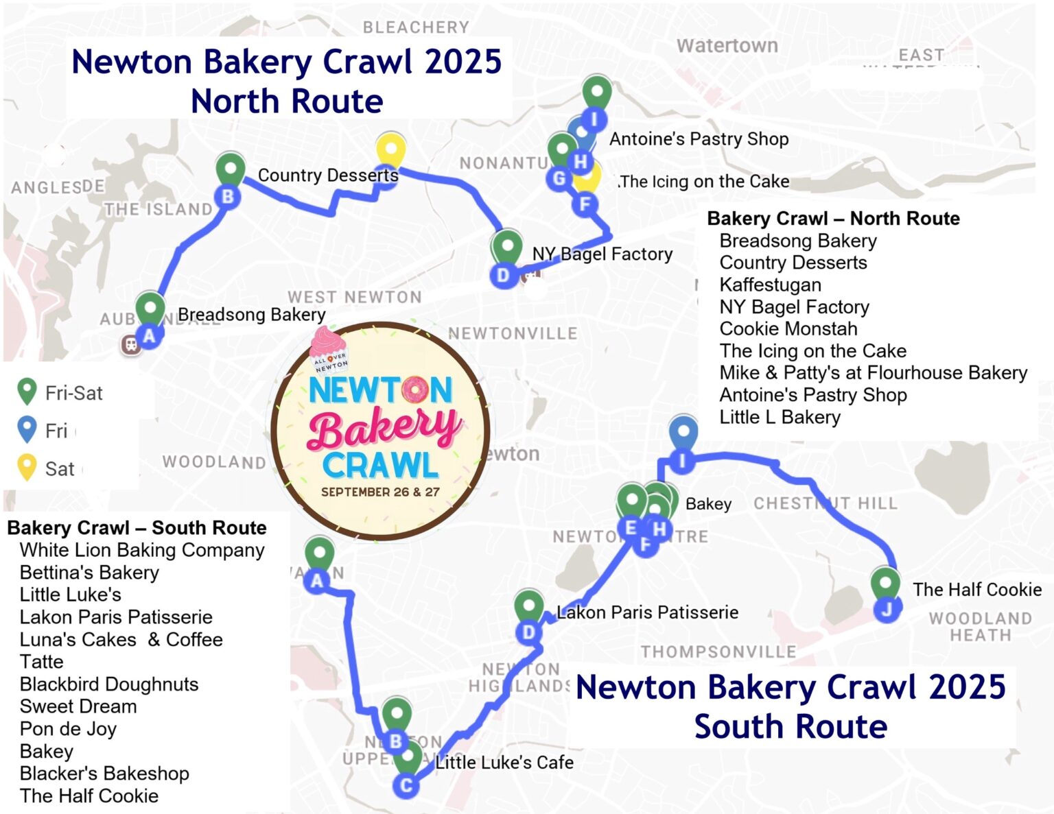 Newton Bakery Crawl logistics, Sept. 26-27 - Fig City News