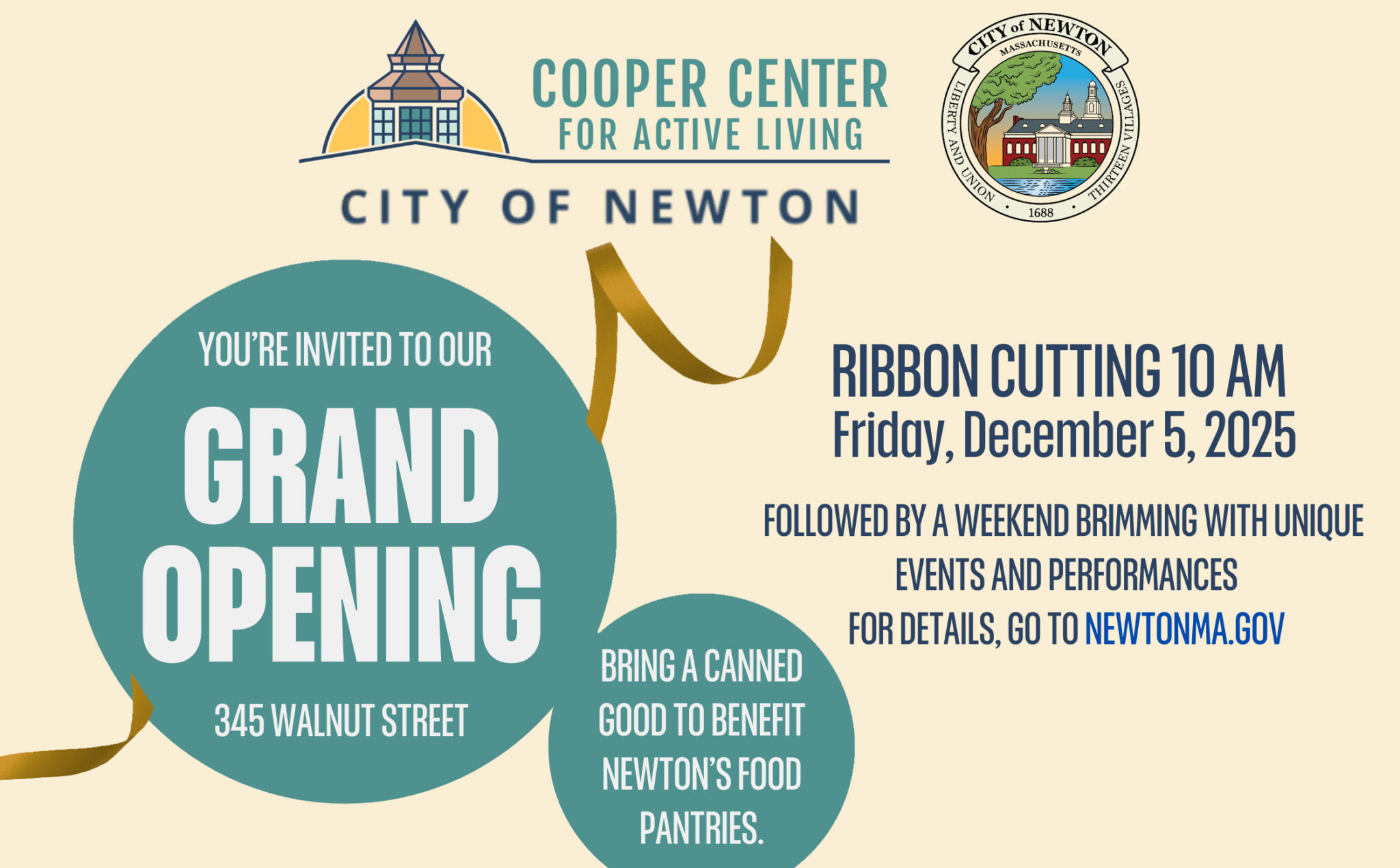 Cooper Center for Active Living Grand Opening Weekend, Dec. 5-7 - Fig ...