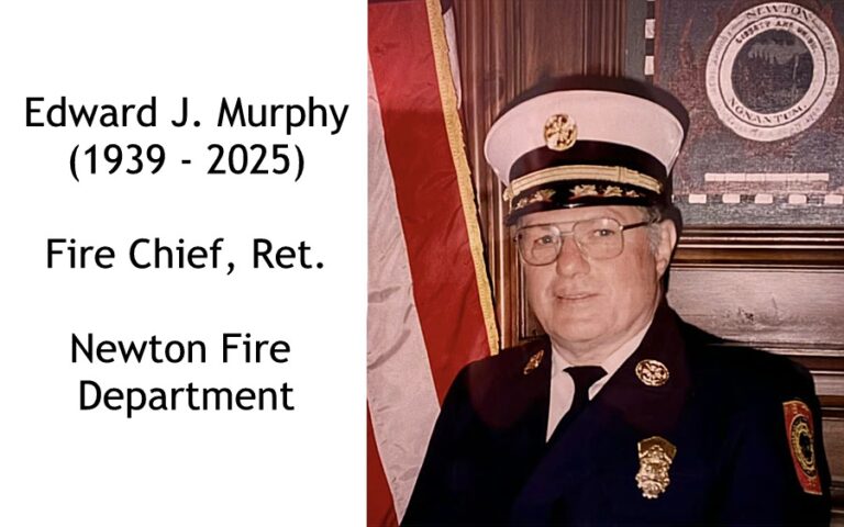 Edward Murphy, retired Newton Fire Chief, has died - Fig City News