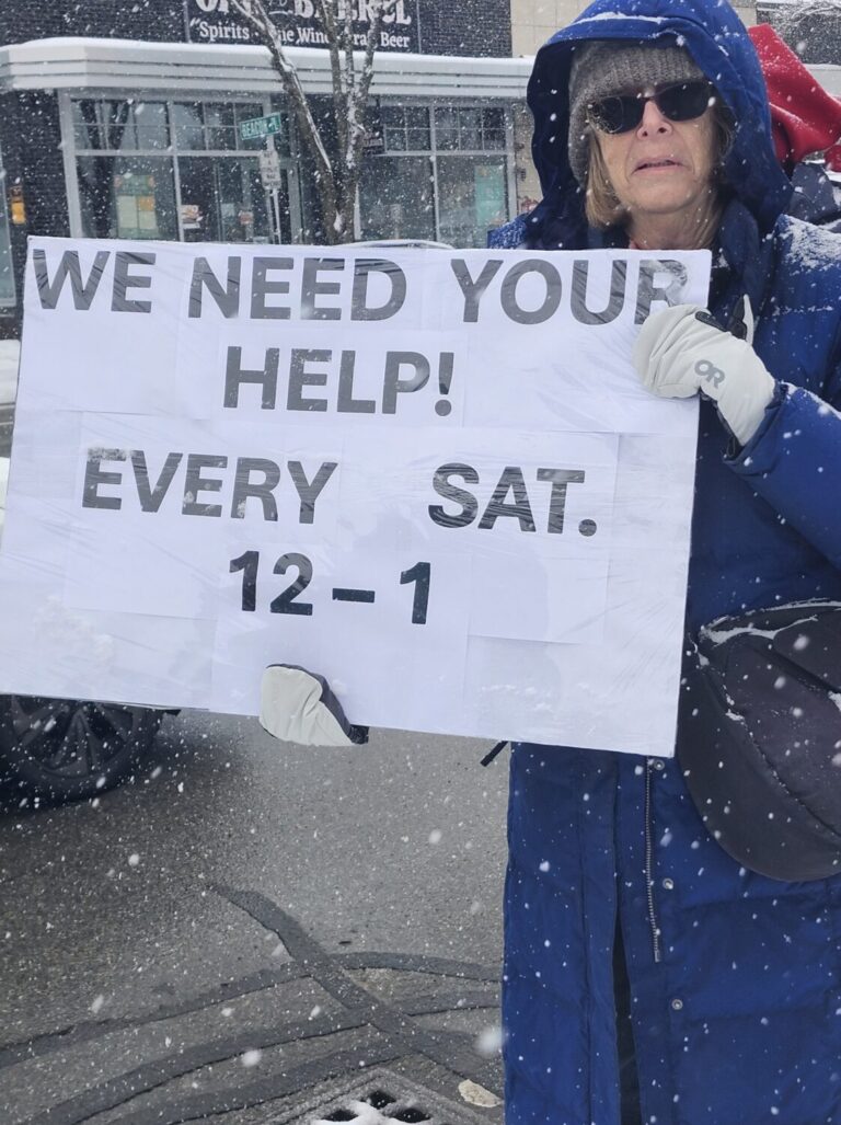 Another Saturday noon in Newton Center - Fig City News