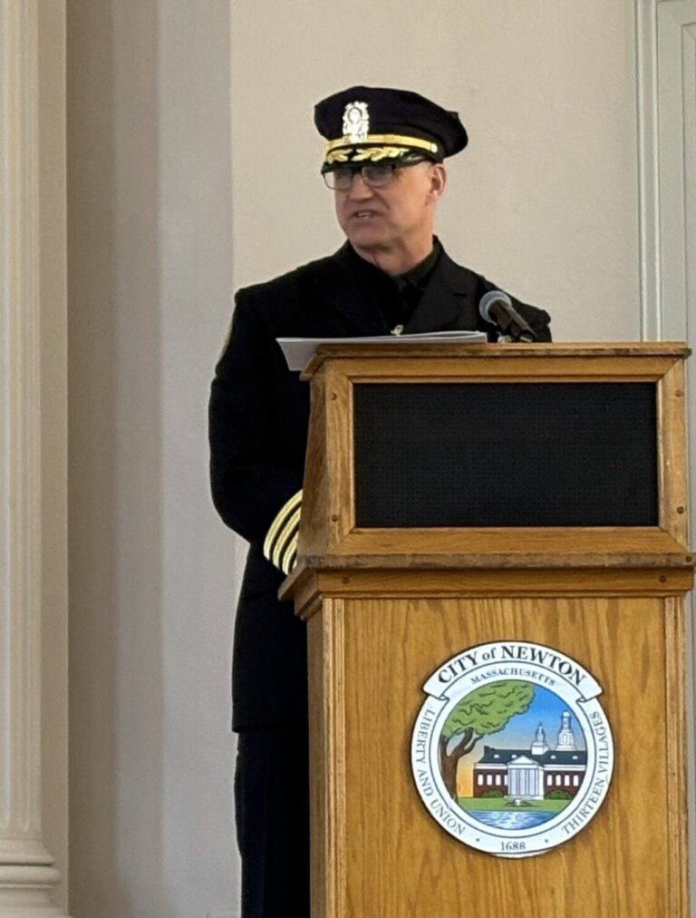 Newton Police chief celebrated at swearing-in ceremony - Fig City News
