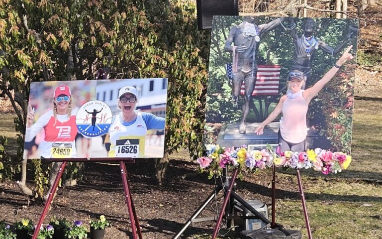 Susan Hurley's bench, for runners to rest and reflect - Fig City News