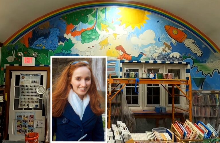 Mural at Auburndale Library honors memory of beloved community member ...